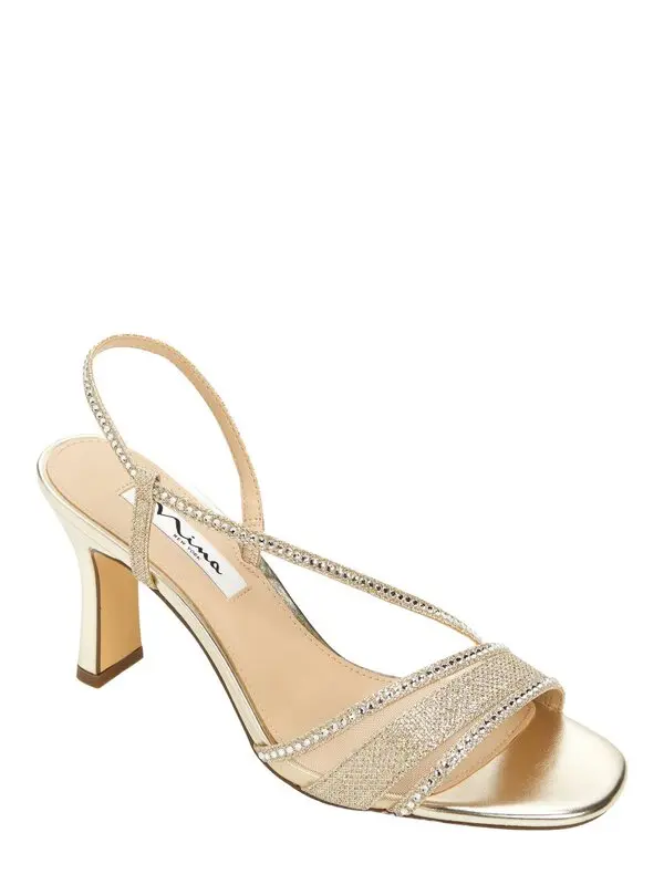 Nina Abbi Slingback Sandal - Soft Platino