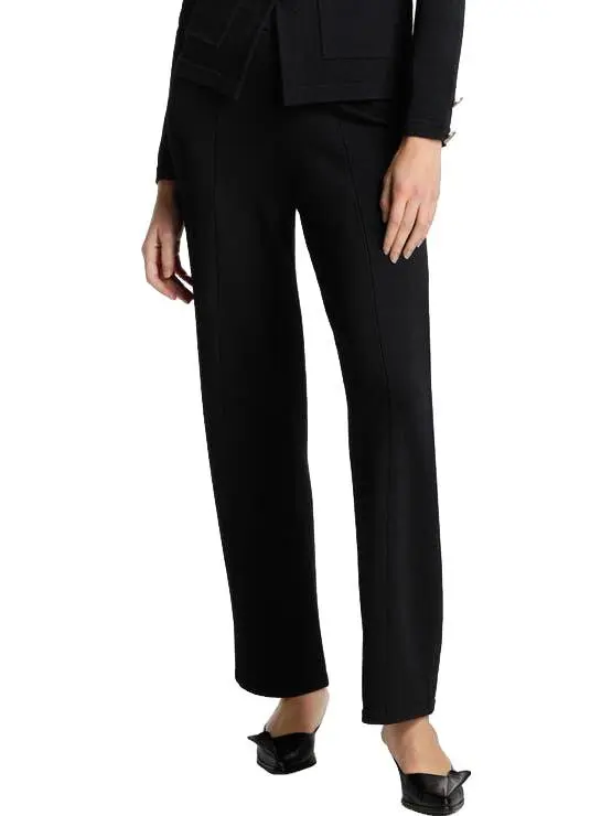 St. John Santiago Straight Leg Pants - Black