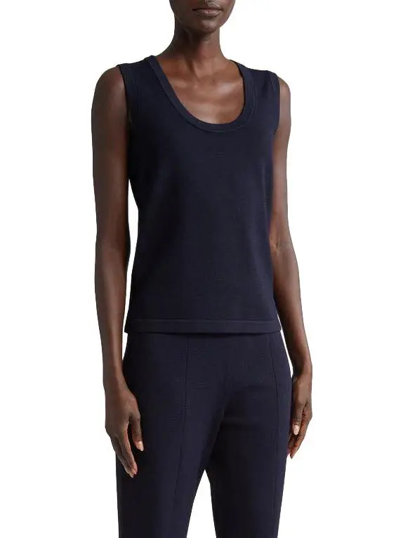 St. John Santiago Sleeveless Top - Midnight