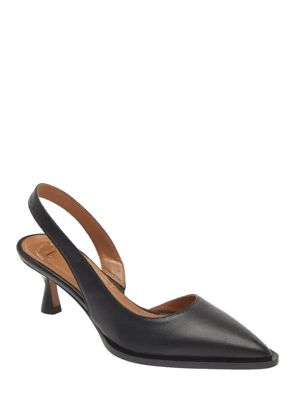 ATP ATELIER Desana Slingback D'orsay Pumps - Black