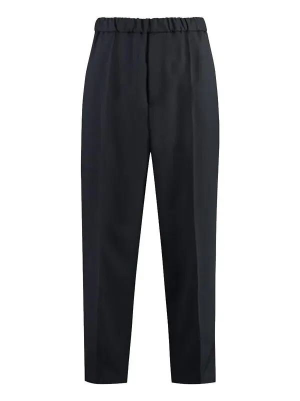 JIL SANDER Cropped Trousers - Blue