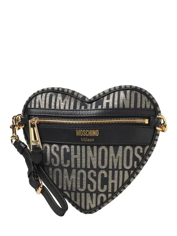 Moschino Heart Mini Bag - Black