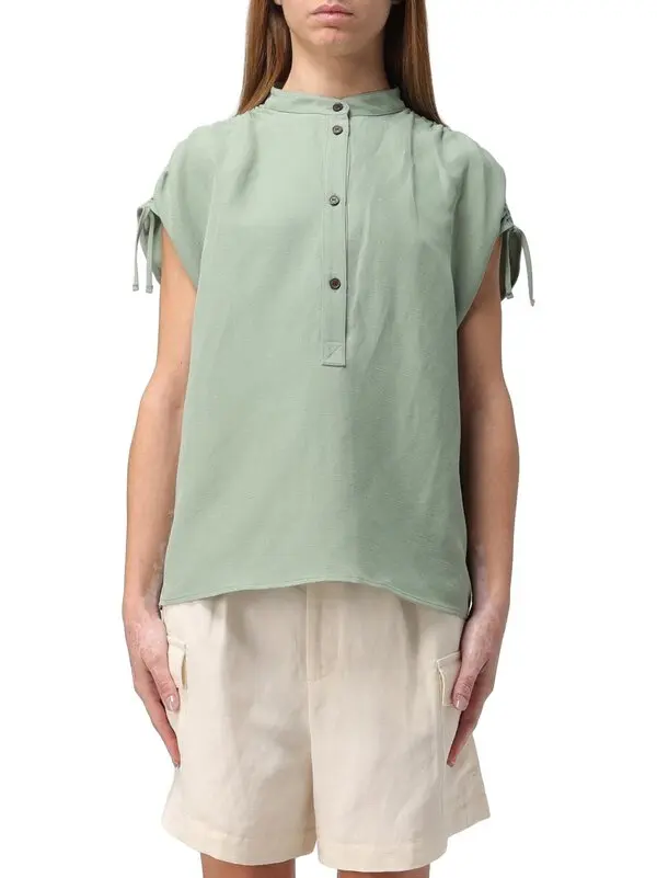 Woolrich Cotton Shirt - Sage