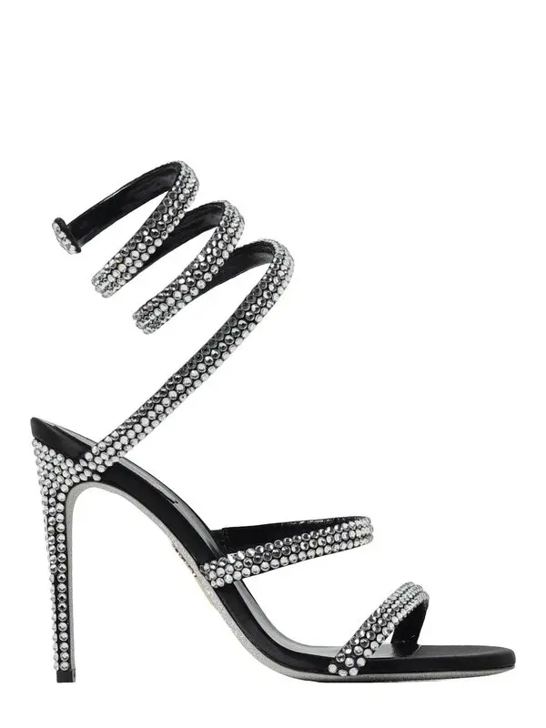 Rene Caovilla Heeled Sandal - Silver