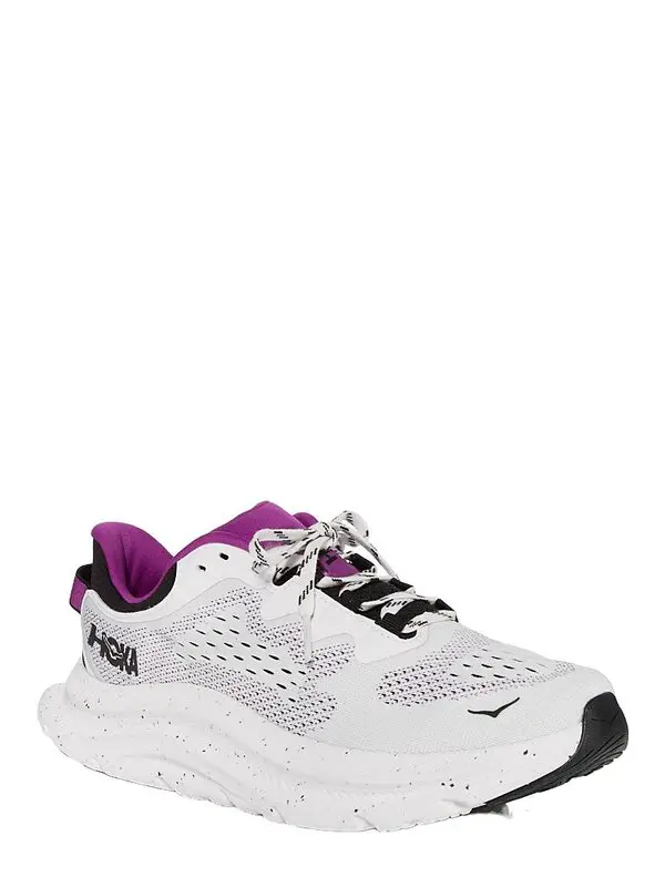 HOKA® Kawana 2 Low Top Trainer Sneakers - White/wildberry
