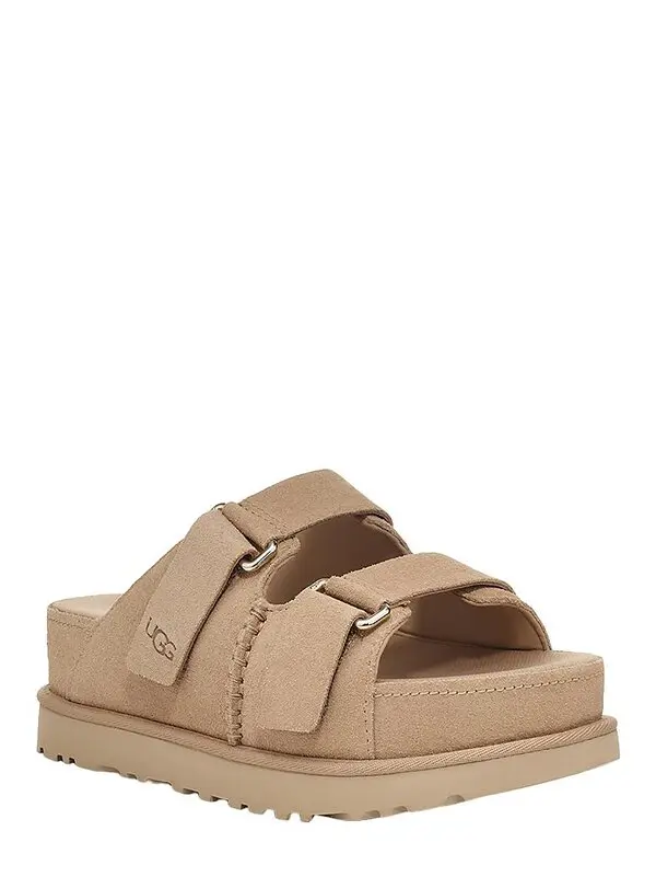 UGG Goldenstar Hi Platform Slides - Sand
