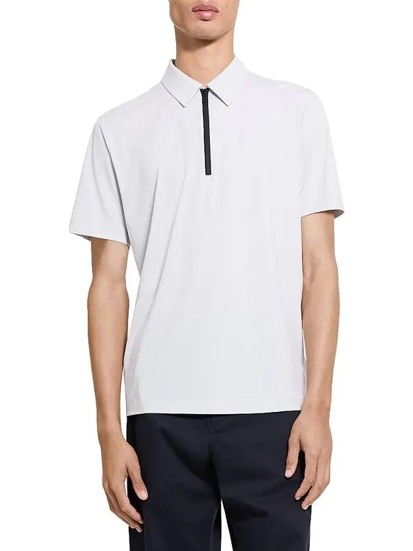 Theory Ryder Quarter Zip Polo - Vapor