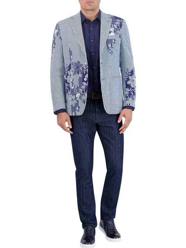 Robert Graham Daylen Tailored Fit Sport Coat - Blue