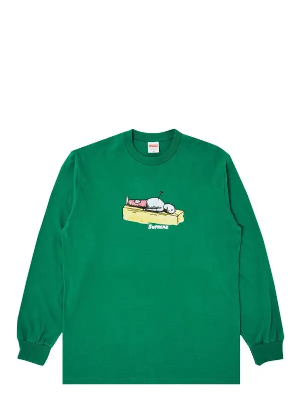 Supreme Neil Blender Arrow Long-sleeve Tee 'light Pine - Green
