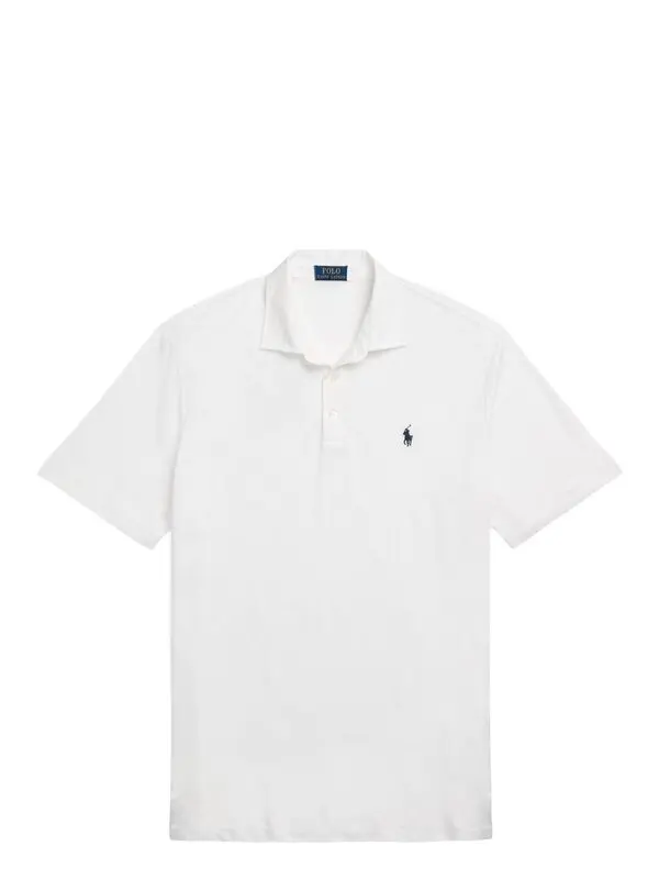 Polo Ralph Lauren Polo Pony-embroidered Short-sleeve Polo Shirt - White