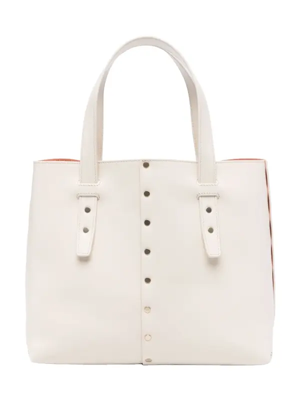 Fabiana Filippi Leather Tote Bag - White