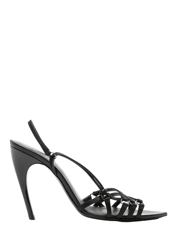 NENSI DOJAKA 100mm Strappy Sandals - Black