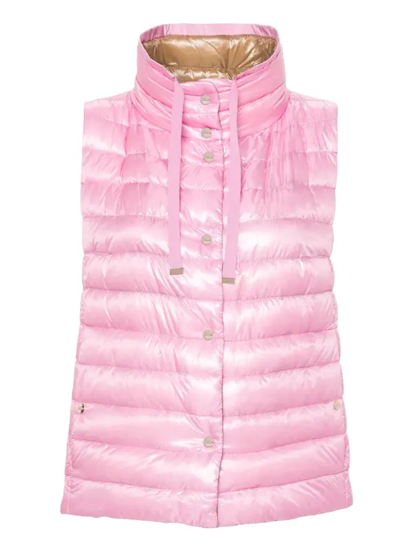 Herno Reversible Puffer Gilet - Pink