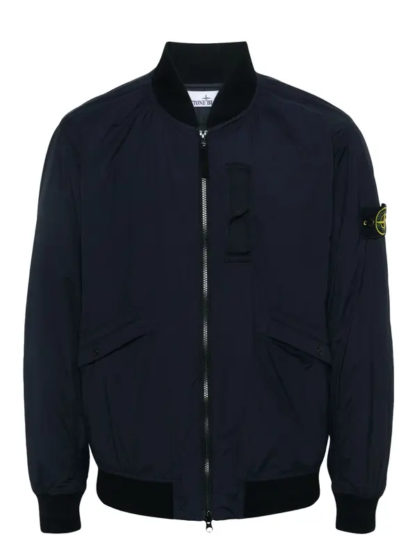Stone Island Compass Badge Padded Jacket - Blue