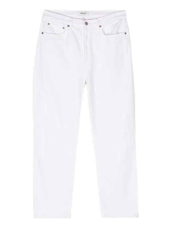 AGOLDE Straight-leg Jeans - White