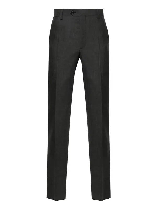 FURSAC Virgin Wool Tailored Trousers - Grey