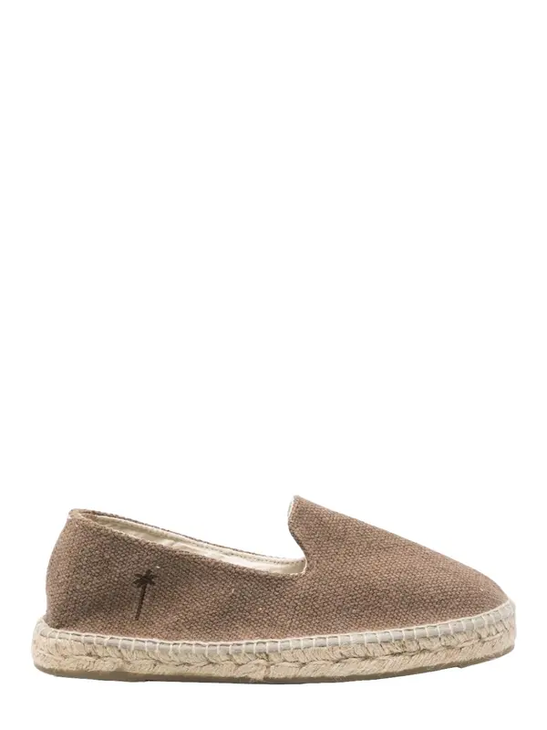 Manebí Logo-embroidered Canvas Espadrilles - Brown