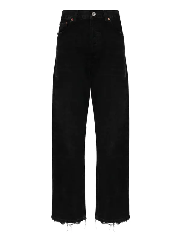 AGOLDE 90's Mid-rise Straight-leg Jeans - Black