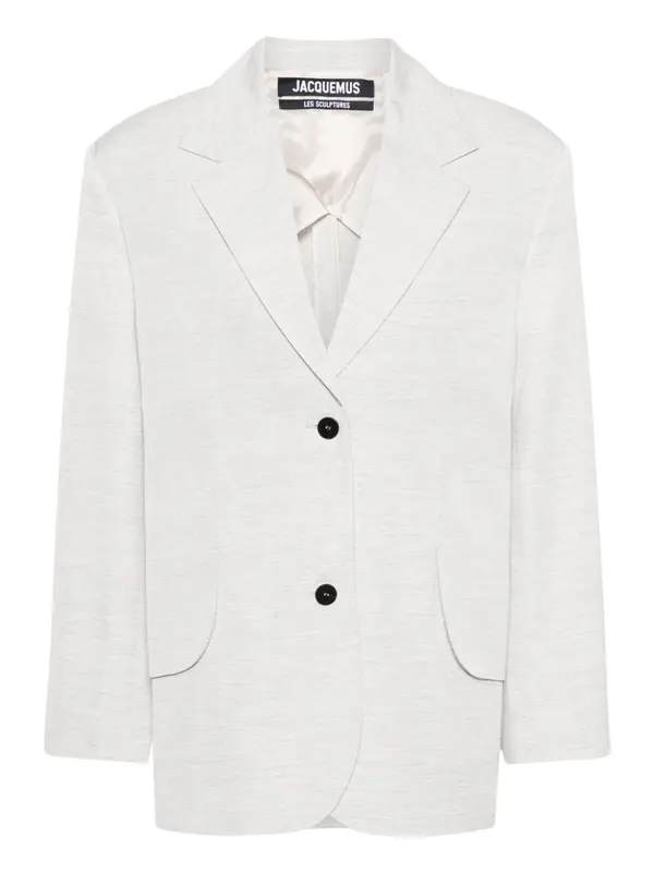 Jacquemus La Veste Titolo Blazer - Grey