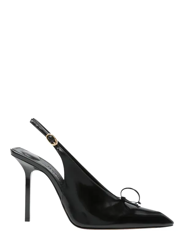Jacquemus 100mm Cubisto Leather Pumps - Black