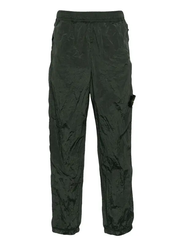 Stone Island Compass Badge Tapered Pants - Green