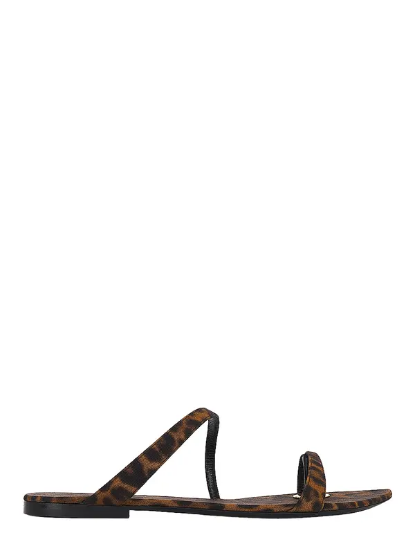 Saint Laurent Tanger Flat Slides - Manto Naturale