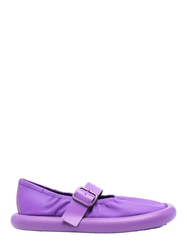 Camper Aqua Leather Ballerina - Purple