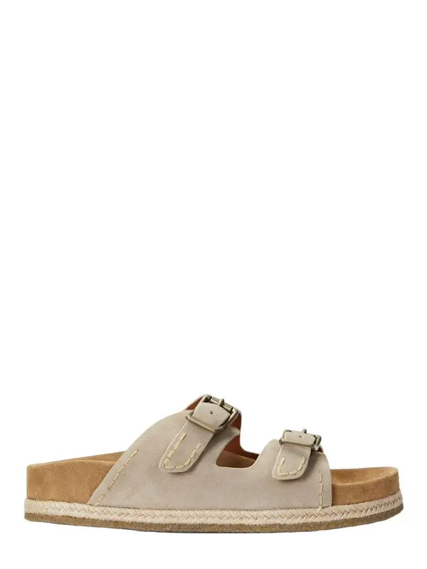 Polo Ralph Lauren Turbach Suede Sandals - Neutrals