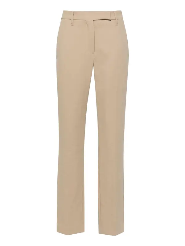 Brunello Cucinelli High-waist Tapered Trousers - Neutrals