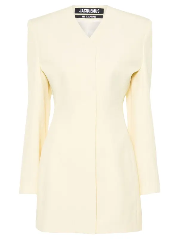 Jacquemus La Robe Cubo Mini Dress - Yellow