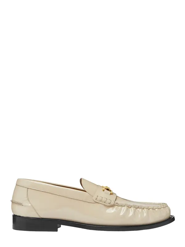 Versace Medusa '95 Leather Loafers - Neutrals