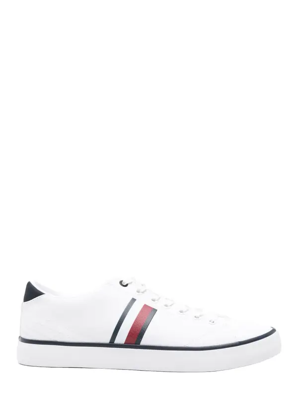 Tommy Hilfiger Logo-patch Sneakers - White