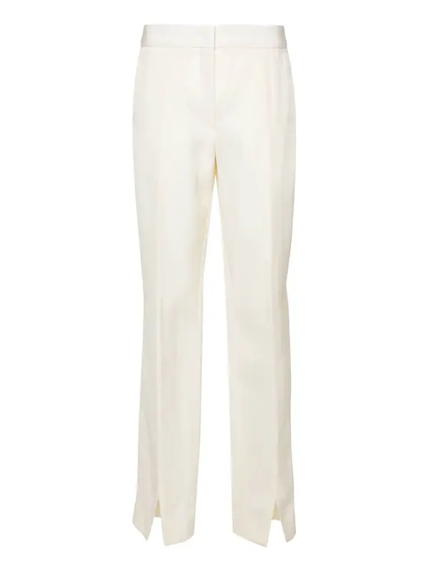 JIL SANDER Dart-detailing Trousers - Neutrals