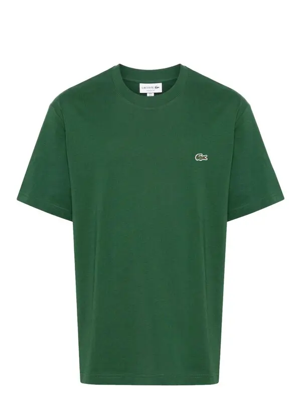 Lacoste Logo-patch Cotton T-shirt - Green
