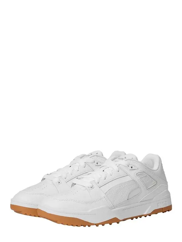 PUMA GOLF Slipstream-g Leather Lace-up Sneakers - White