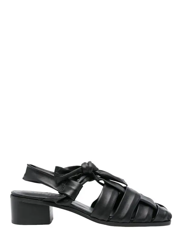 Hereu 50mm Leather Sandals - Black