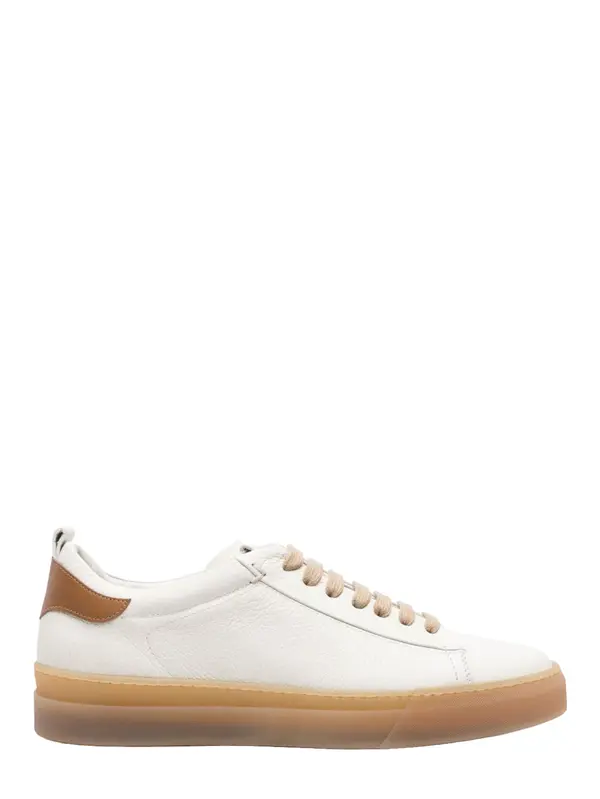 SCAROSSO Joseph Leather Sneakers - White