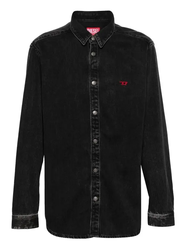 DIESEL® D-simply Denim Shirt - Black