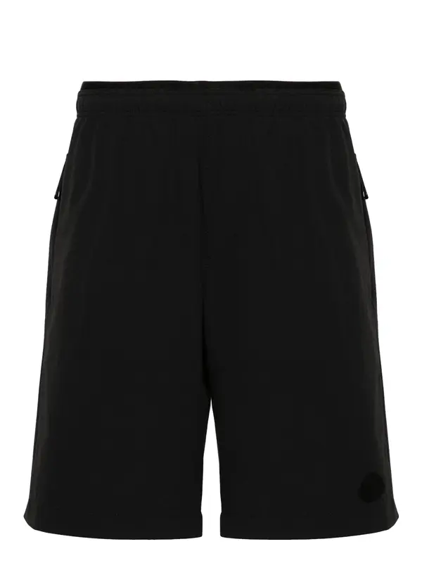 Moncler Elasticated-waist Shorts - Black
