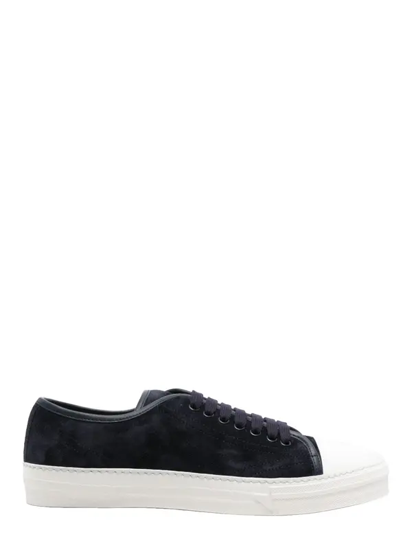 SCAROSSO Ambrogio Suede Sneakers - Blue