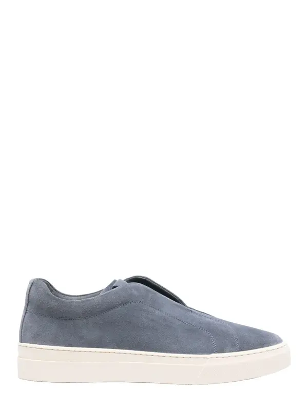 SCAROSSO Luca Suede Sneakers - Blue