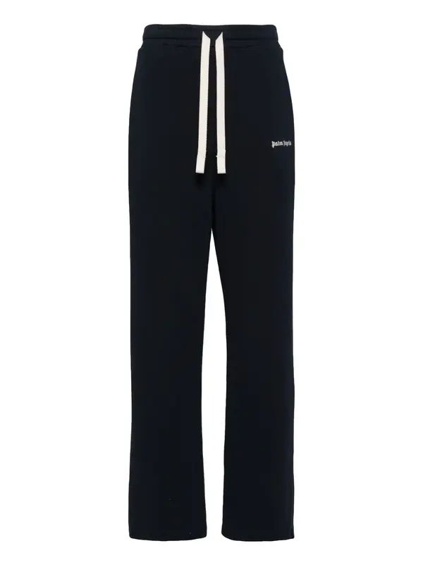 Palm Angels Classic Logo Cotton Track Pants - Blue
