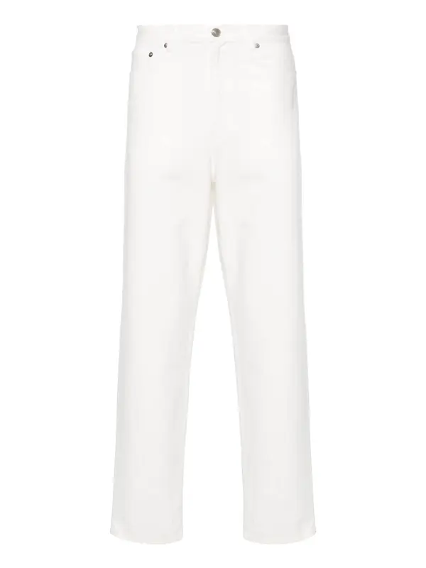 A.p.c. Martin High-rise Straight-leg Jeans - White
