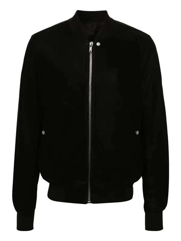 Rick Owens Classic Flight Bomber Jacket - Black