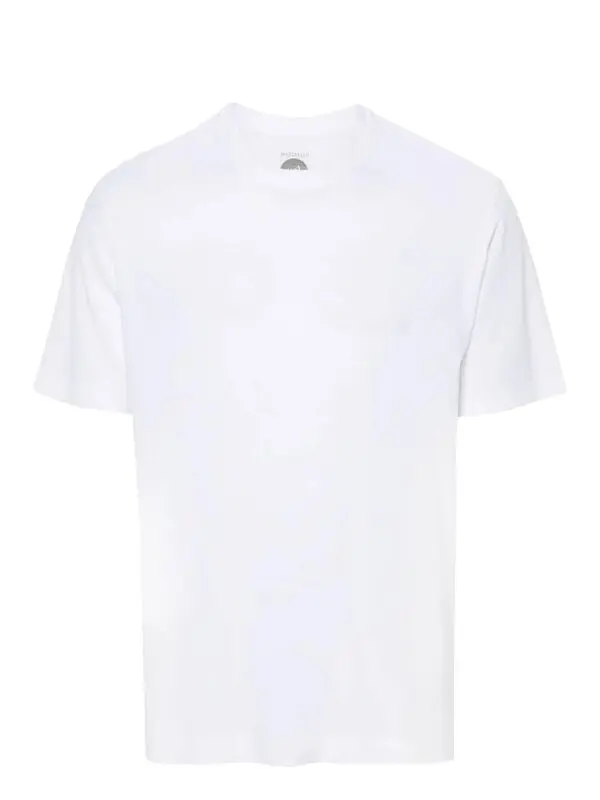 MAZZARELLI Plain Cotton T-shirt - White