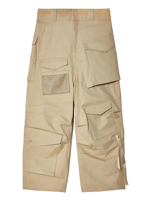 Junya Watanabe Wide-leg Cargo Trousers - Neutrals