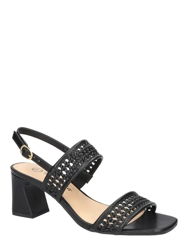 BELLA VITA Xannon Slingback Sandals - Black