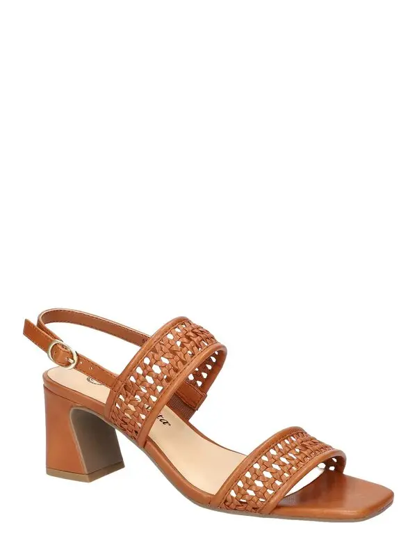 BELLA VITA Xannon Slingback Sandals - Tan
