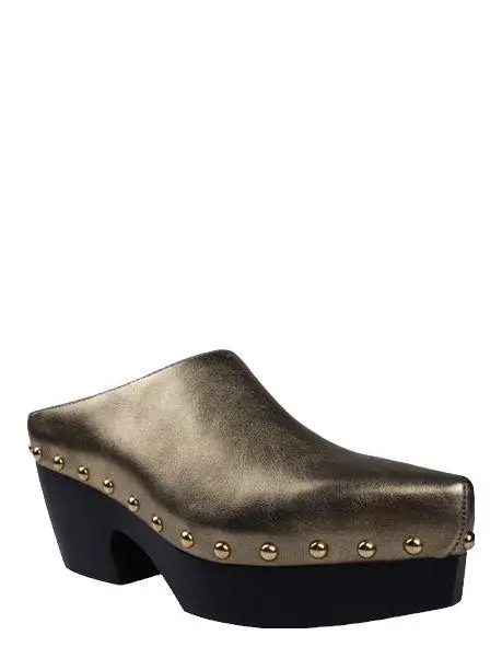 ZIGI Richelie Leather Mules - Gold