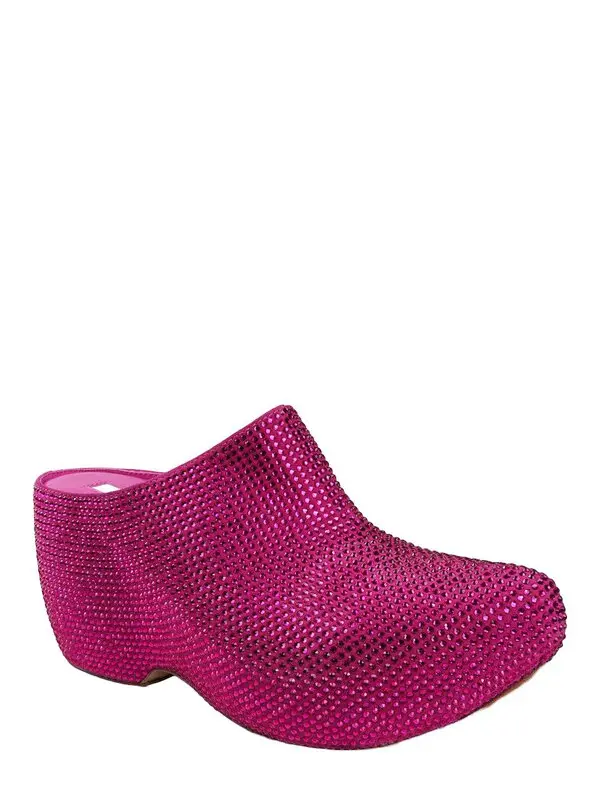 ZIGI Ziska Embellished Clog - Fuchsia Suede